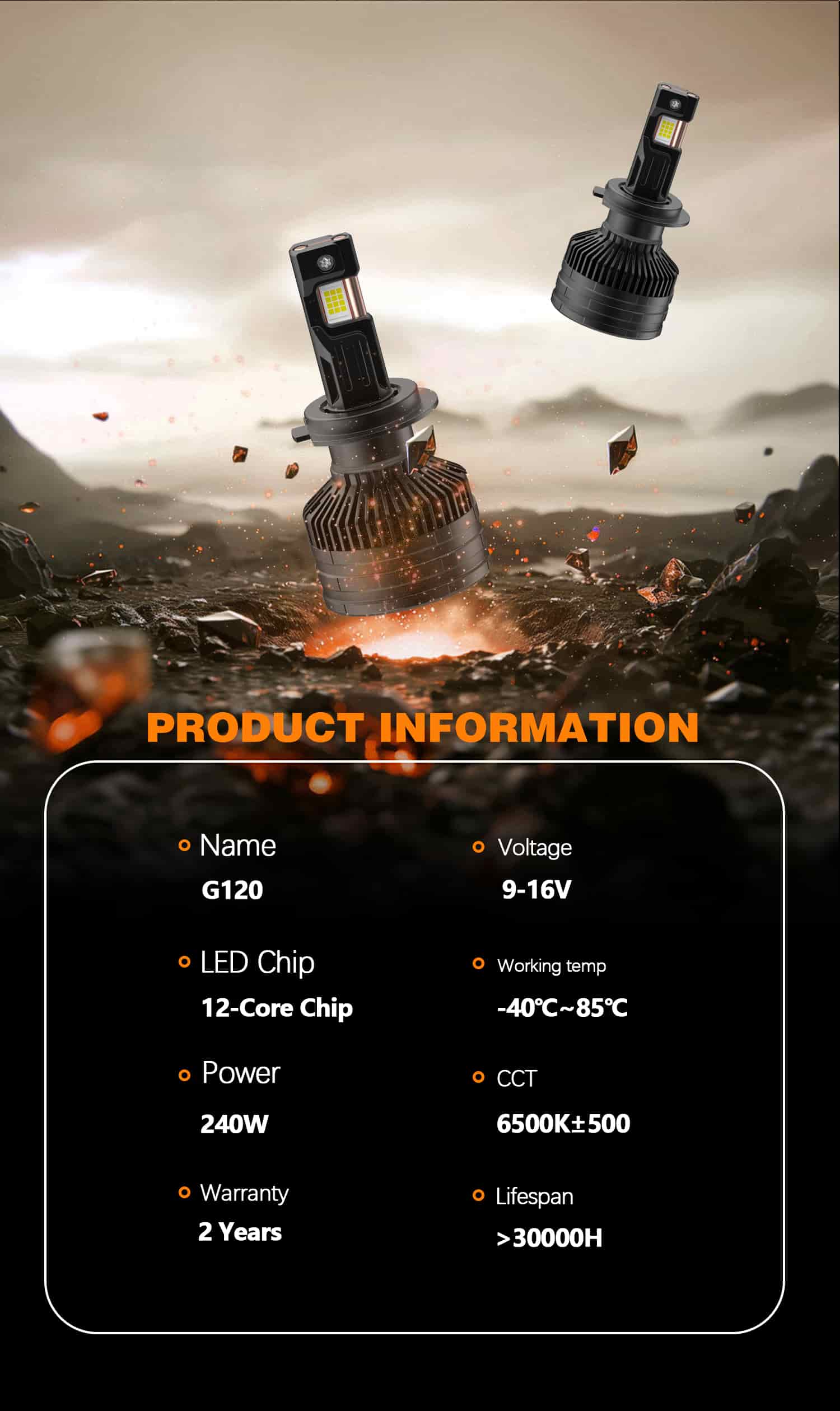 Brightest H4 Led Headlight Bulbs | Ake Led Brand